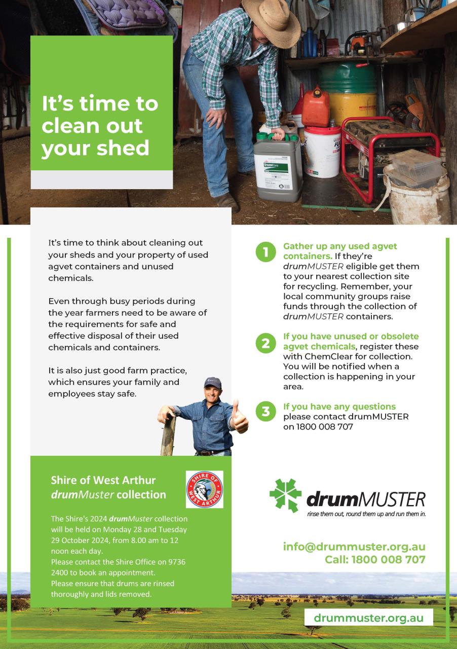 DrumMuster » Shire of West Arthur